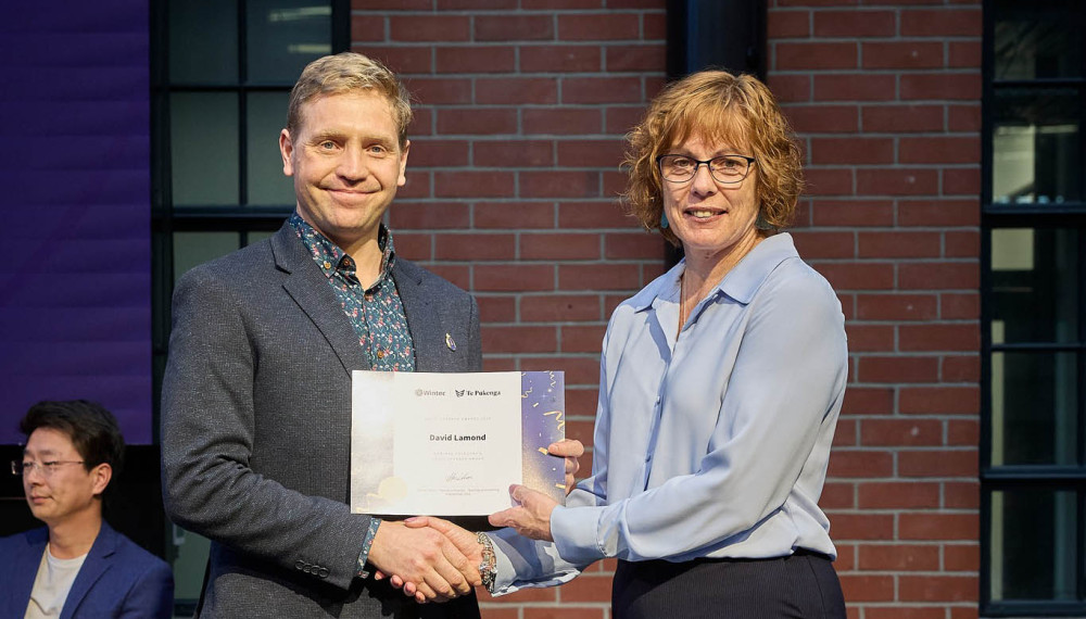 Celebrating David Lamond, winner of the Adult Learner Award - Otago ...